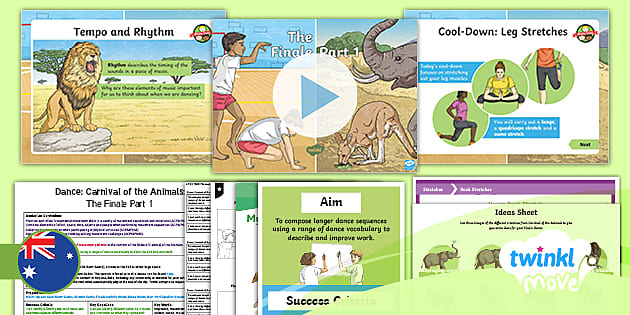 Move PE Year 4 Dance: Carnival of the Animals Lesson 5: The Finale Part 1