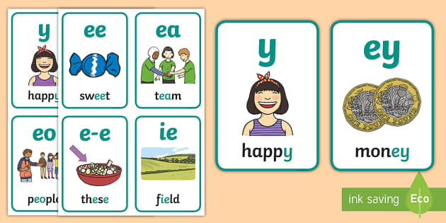 My ee Sound Family Flashcards