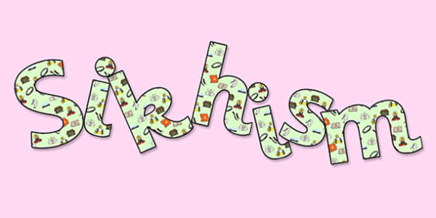 Sikhi Display Lettering (teacher made)