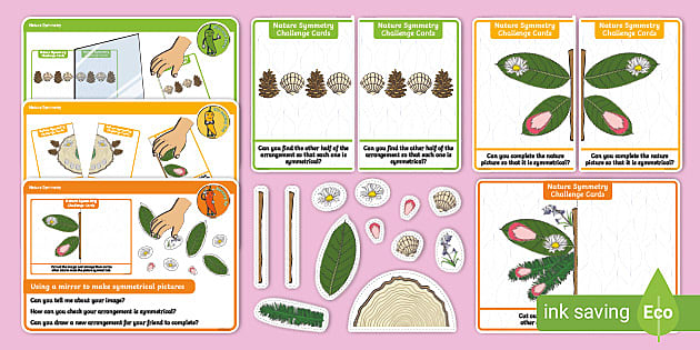 👉 EYFS Symmetrical Chilli Challenge Cards: Nature Symmetry