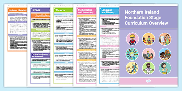 NI Curriculum Foundation Stage Overview Booklet - Twinkl