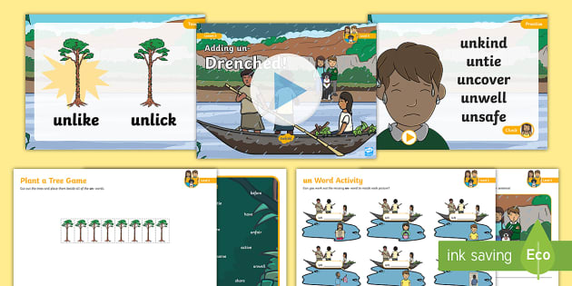 Adding un- Lesson Plan - Level / Phase 5 Week 30 Lesson 3 Twinkl Phonics