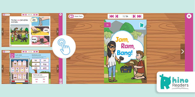 Level 3a Decodable Readers: Jam, Ram, Bang! (teacher made)