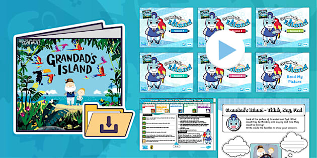 FREE! - Grandad's Island Whole-Class Guided Reading Pack [Year 2]