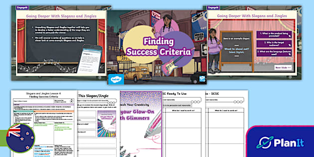 Phase 2 Slogans and Jingles Lesson4:Finding Success Criteria