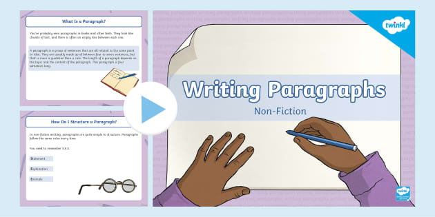 Writing Paragraphs - Non-Fiction (Level 3) (teacher made)