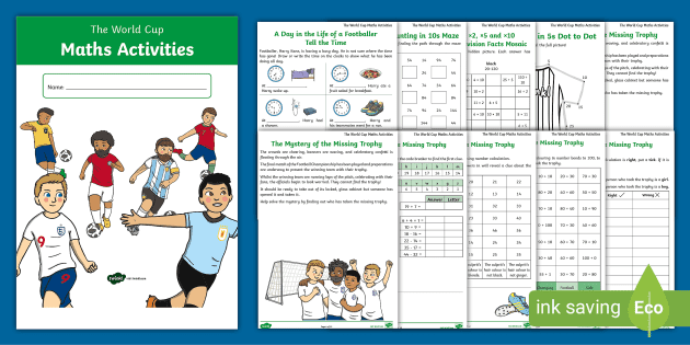 KS1 The World Cup Home Learning Activity Booklet