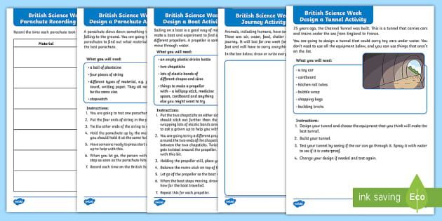 KS1 British Science Week Activity Pack - Twinkl