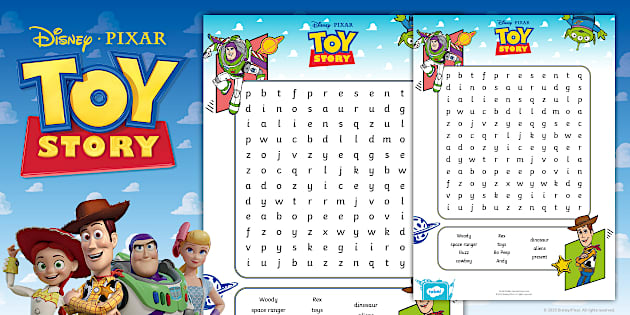 Toy Story Word Search - KS1 | Disney | Teacher-Made - Twinkl