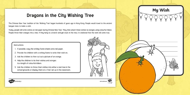 Dragons in the City: Chinese New Year Wishing Tree Activity