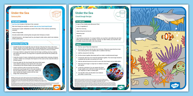 Under the Sea Sensory Bin | Ocean Sensory Bin (teacher made)