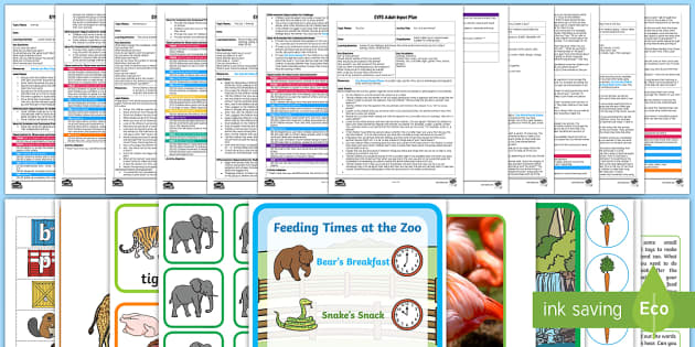 EYFS The Zoo-Themed Adult Input Planning and Resource Pack