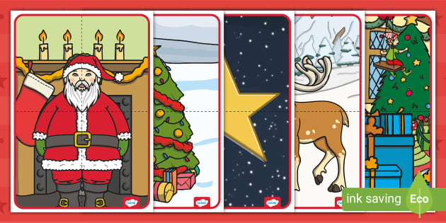 Christmas Matching Picture Cards Elc Teacher Made Twinkl