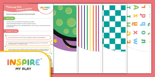 FREE! - Inspire My Play: Science Inserts (teacher made)