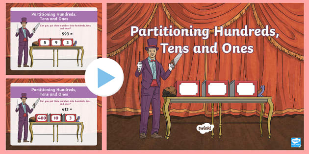 Maths Magician Partitioning Hundreds Tens and Ones PowerPoint Maths Magician Partitioning Hundreds Tens and Ones PowerPoint