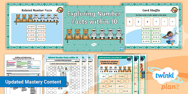 👉 Year 1 Exploring Number Facts Lesson 1 PlanIt Maths