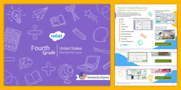 FREE Fourth Grade Membership Guide - United States | Twinkl