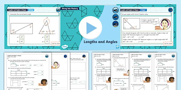 Supports White Rose Y5 Calculate Quadrilateral Length Angles