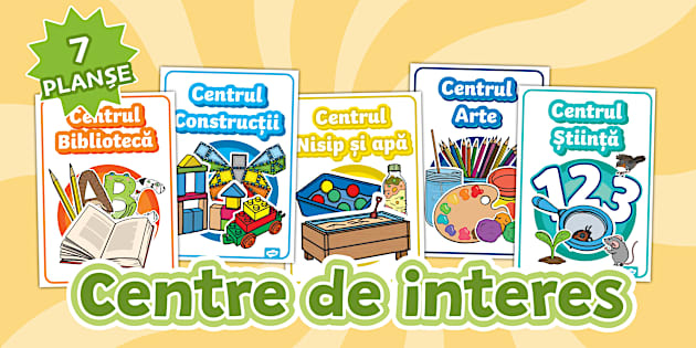 Centre de interes grădiniță imagini