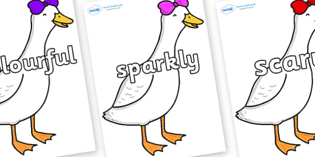 FREE! - Wow Words on Ducky Lucky (teacher made) - Twinkl