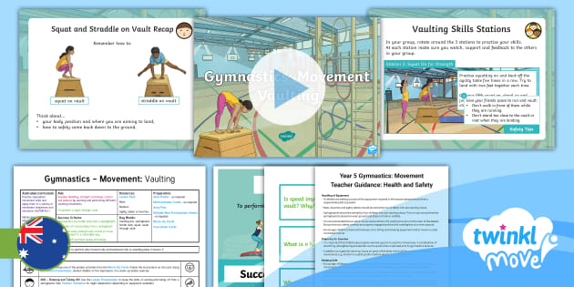 Move PE Year 5 Gymnastics: Movement Lesson 3: Vaulting Lesson Pack