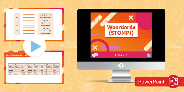 Woordorde PowerPoint (Lehrer gemacht) - Twinkl