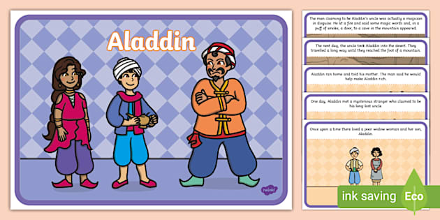 Aladdin Story (l'enseignant a fait) - Twinkl