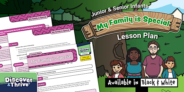 Wellbeing (Community and Belonging) My Family is Special Lesson Plan ...