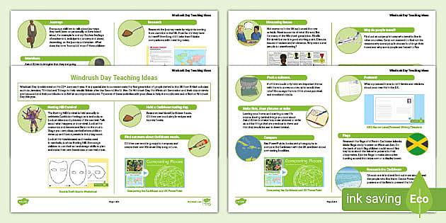 * NEW * Windrush Day Teaching Ideas (teacher made)