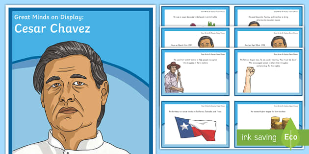 Cesar Chavez: Great Minds on Display Pack (teacher made)