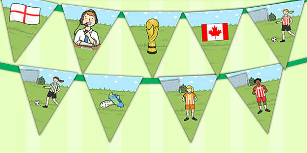 Womens Football World Cup 2015 Bunting (Teacher-Made)