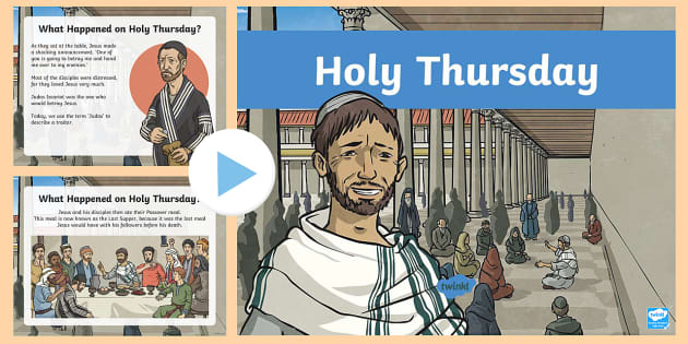 Holy Week Thursday PowerPoint (teacher made) - Twinkl