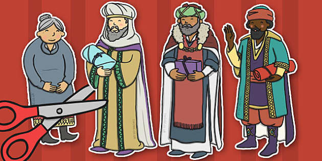 Babushka Story Cut Outs (teacher made) - Twinkl