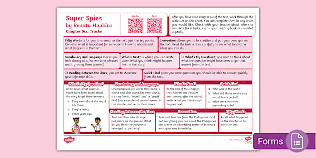 CHAPTERS September 2022: Super Spies - Chapter 6 Follow-Up