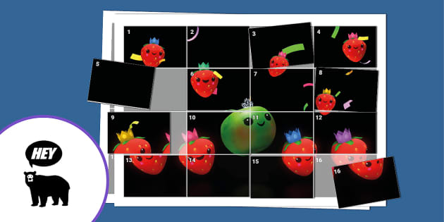 FREE! - Hey Bear Sensory: Sticker Puzzle (teacher made)