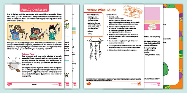 Home Learning – Make and Bake Pack for Young Children