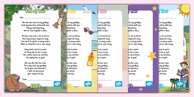 Childminder Leaving Poem | EYFS Resources - Twinkl