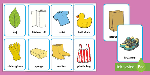 Waterproof Activity Sorting Cards (Hecho por educadores)