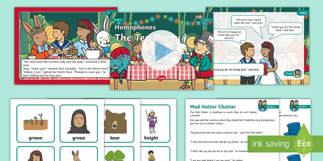 Homophones and Near Homophones Lesson Pack - Level 6 Week 29 Lesson 4