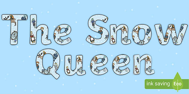 The Snow Queen Story Bulletin Board Letters (teacher made)