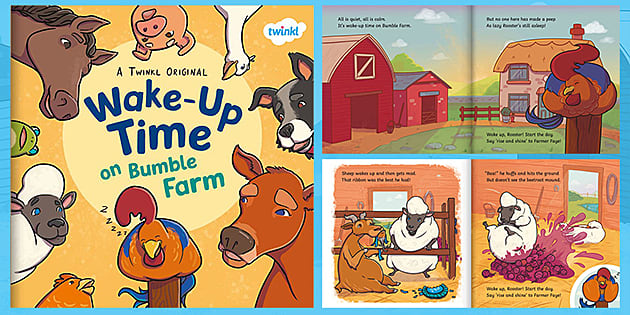 Wake-Up Time on Bumble Farm eBook (teacher made)