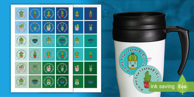 Cute Cacti | Back to School | Ocean Colours | Reward Stickers