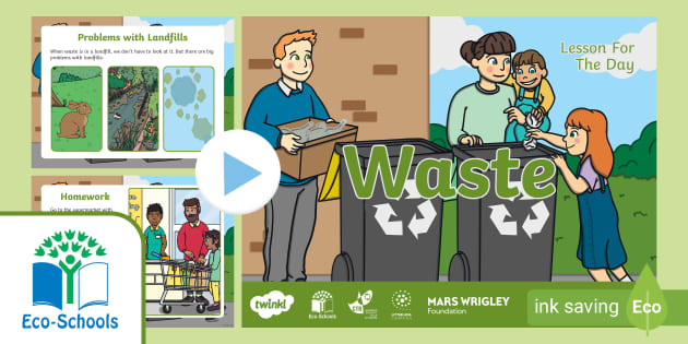 Eco-Schools Foundation Stage Waste PowerPoint (teacher made)