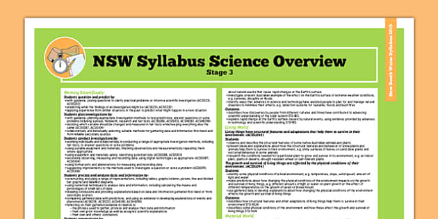 NSW Stage 3 Science Syllabus Overview teacher Made nsw-stage-3-science-syllabus-overview-teacher-made