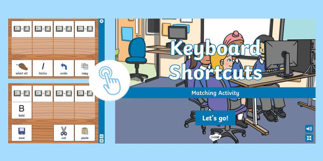Keyboard shortcuts Interactive Matching Activity - Twinkl Keyboard shortcuts Interactive Matching Activity - Twinkl