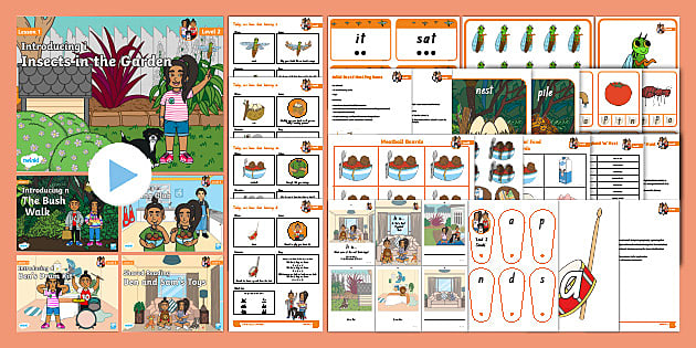 Phonics: Level 2: Week 2: Weekly Lesson Pack