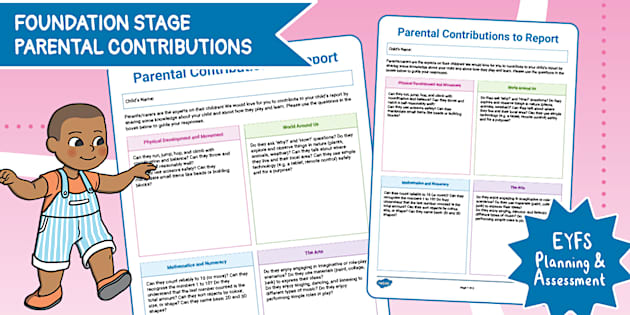 Foundation Stage Parental Contributions