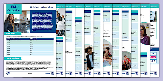 FREE! - ESL Curriculum - Guidance/Overview - Twinkl