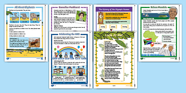 KS1 July Reading Comprehension Activity Pack (teacher made)