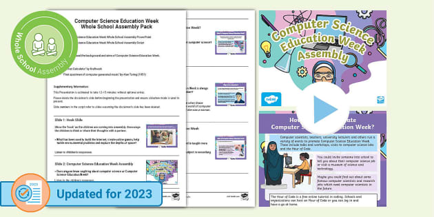 Computer Science Education Week Whole School Assembly Pack